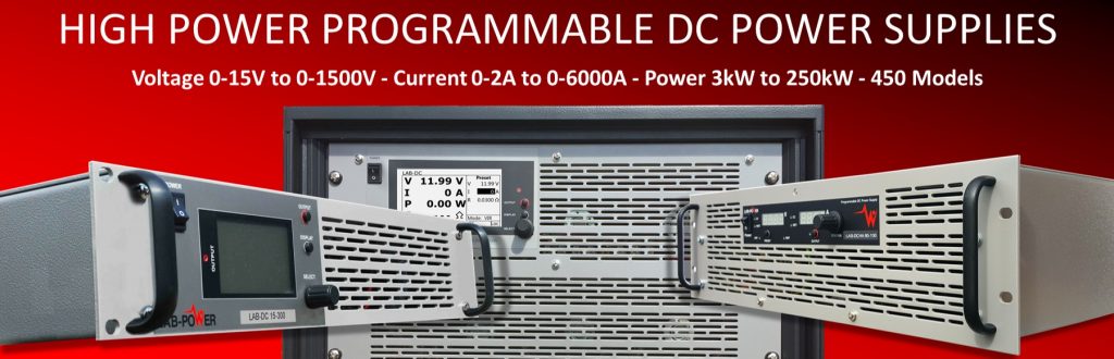 High Power Programmable DC Power Supplies from Lab-Power